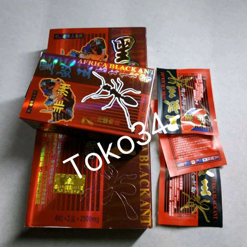 Promo Obat Suplemen Herbal Semut Kapsul Multivitamin Pria Asli Isi 18 ...