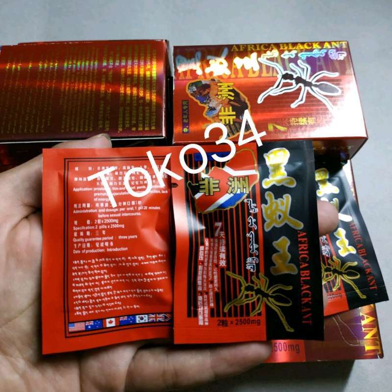 Promo Obat Suplemen Herbal Semut Kapsul Multivitamin Pria Asli Isi 18 ...