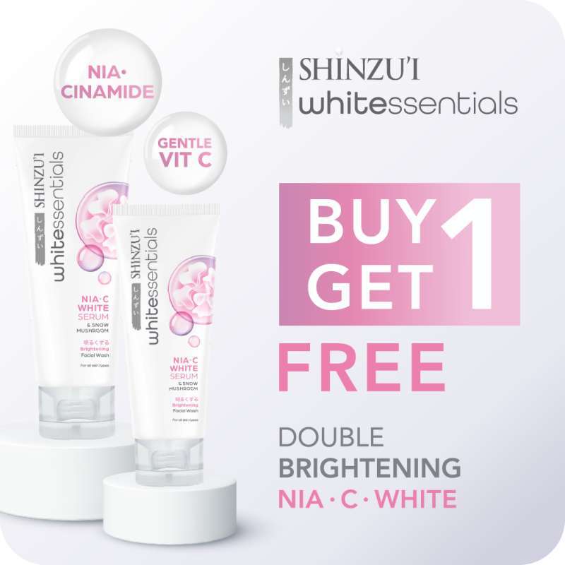 Promo Shinzu'i Whitessentials Double Brightening Niacinamide Serum Face ...