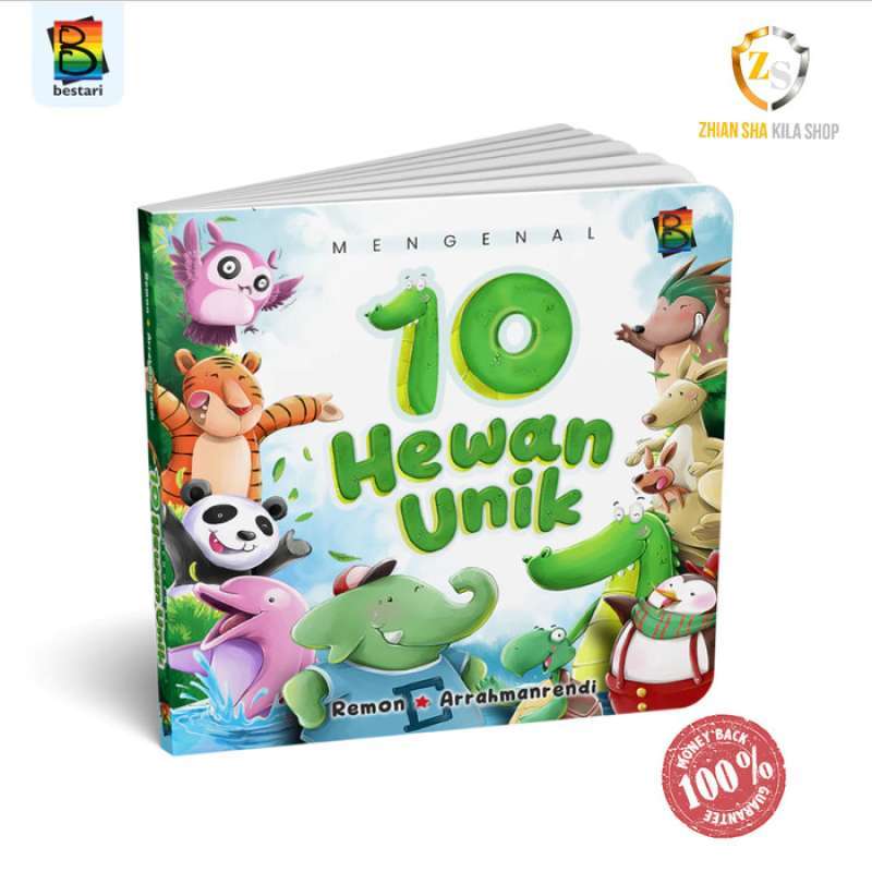 Promo Buku Anak Board Book - 10 Hewan Unik Diskon 23% Di Seller Pinglan ...