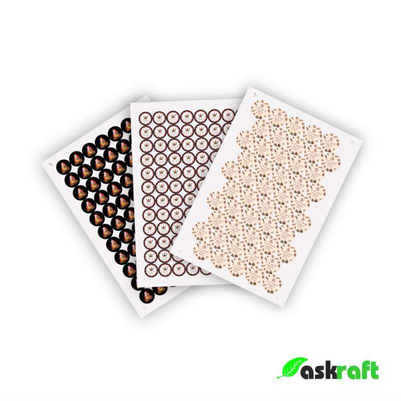 Jual Askraft Cetak Stiker Logo Label Makanan & Kemasan Botol Minuman ...