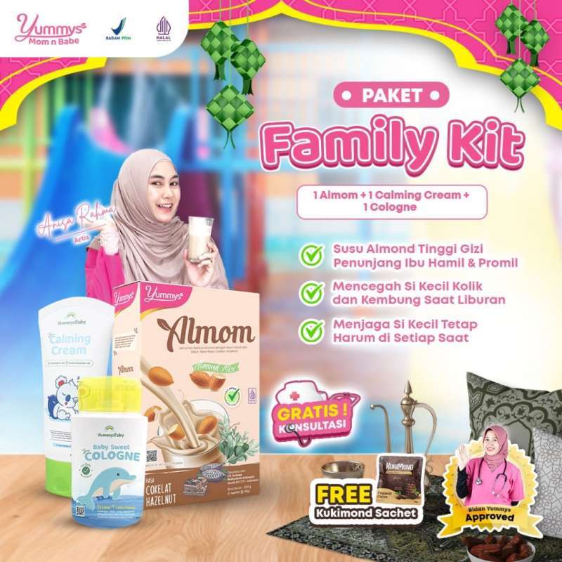 Jual Paket Family Kit - 1 Almom 1 Cologne 1 Calming Cream | Perjalanan ...