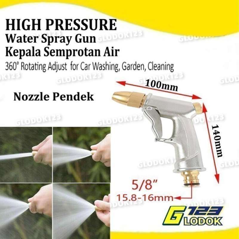 Promo Kepala Semprotan Taman Air Steam Cuci Motor Mobil Water Jet Spray ...