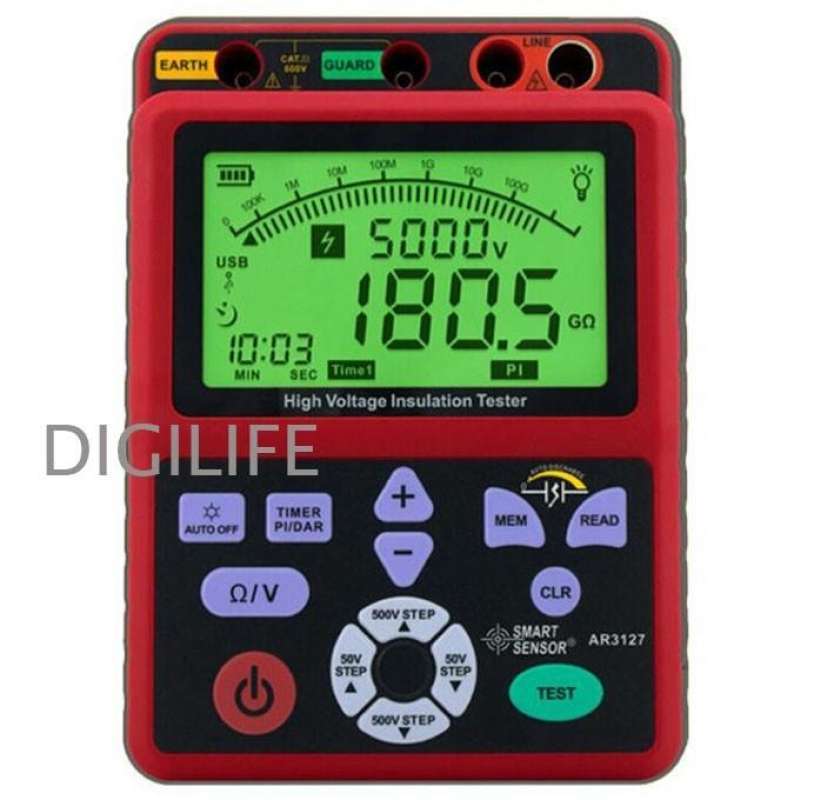 Jual Insulation Tester Smart Sensor Ar3127 High Voltage Resistance ...