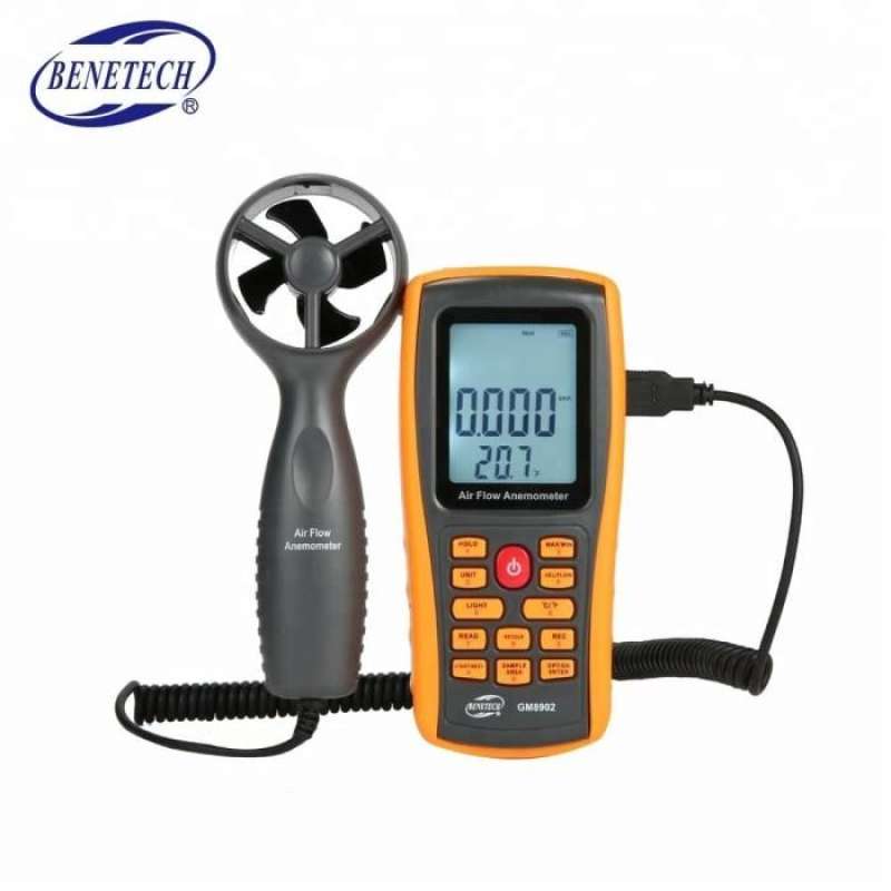 Jual Anemometer Data Logger Usb Benetech Gm8902 Wind Anemo Meter Tester ...