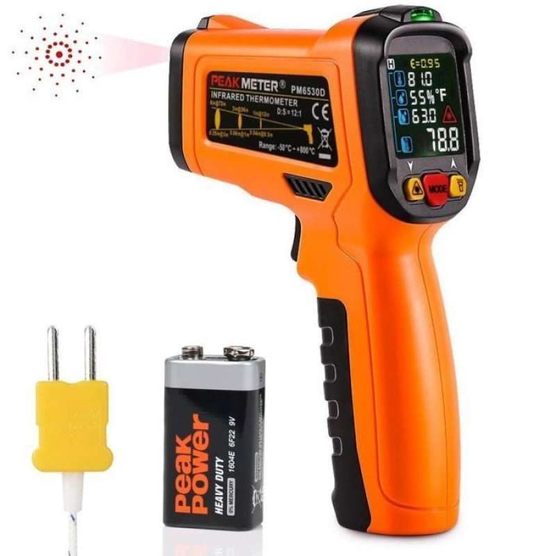 Jual Infrared Humidity Termometer Pm 6530d Peakmeter Thermometer ...