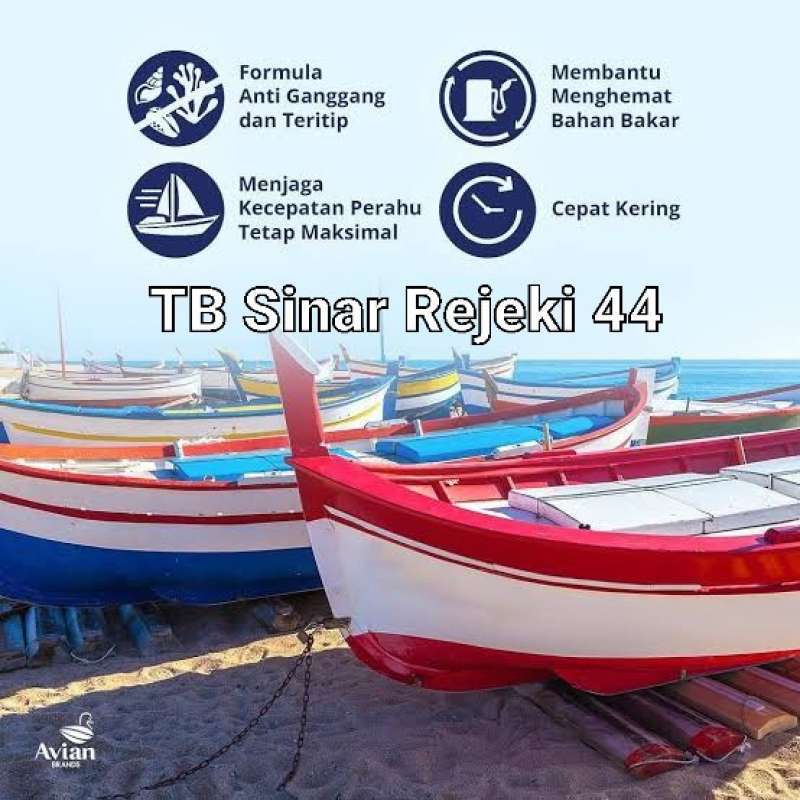 Promo Admiral Anti Fouling Cat Kapal Besi Kayu Marine Coating (avian ...