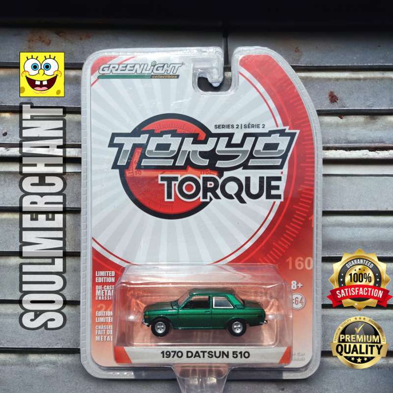 Jual Greenlight Green Machine Tokyo Torque 2 1970 Datsun 510 - Bre ...