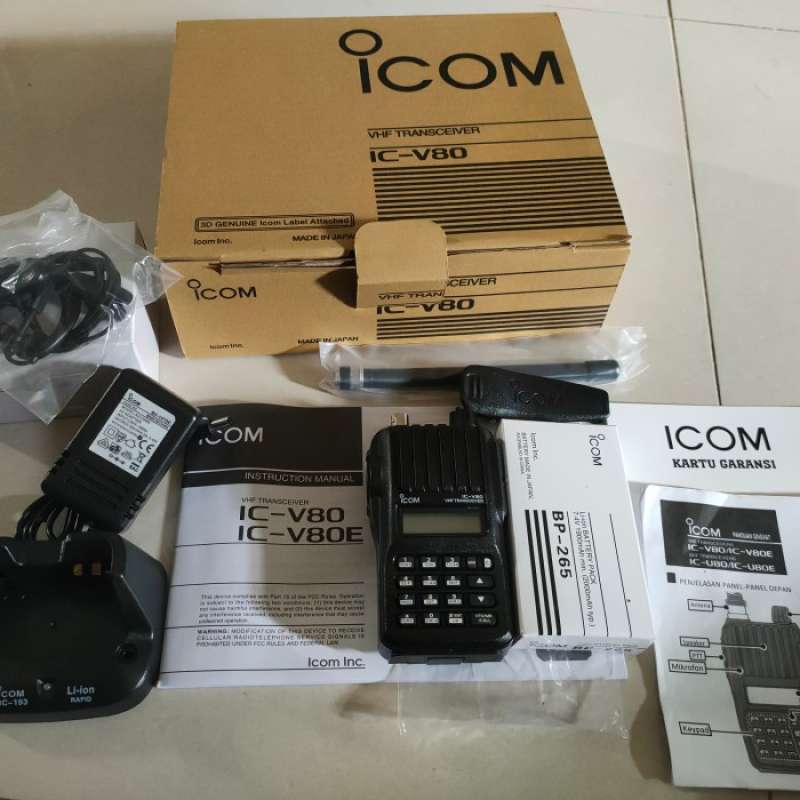 Promo Ht Icom V80 Vhf Battery Lithium Diskon 50% Di Seller Xionstore ...
