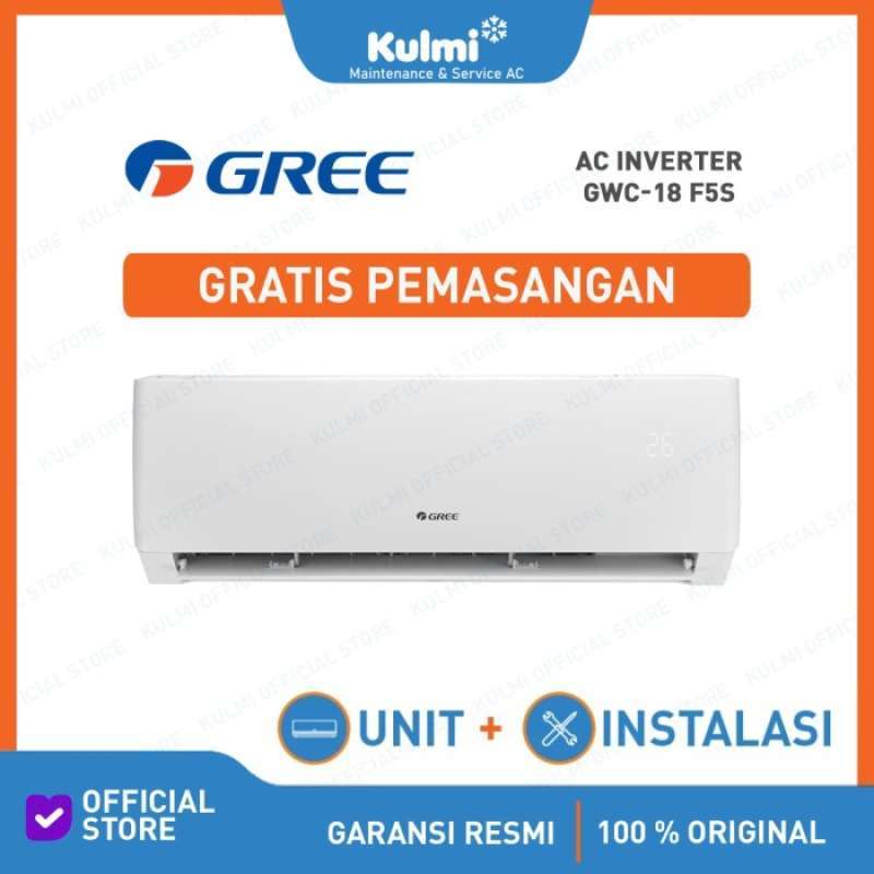 Promo Ac Gree Gwc-18f5s 2pk + Pasang Ac Gree 2pk Gwc 18 F5s Ac Inverter ...