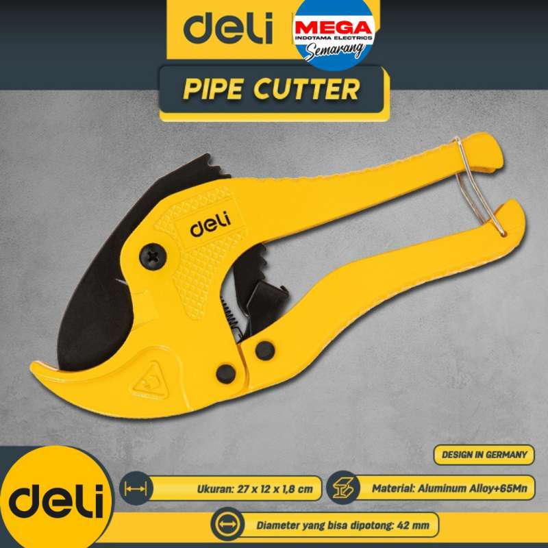 Promo Deli Gunting Pipa 42mm Tang Potong Paralon 42 Mm Pipe Cutter ...