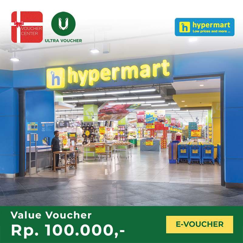Promo Voucher Digital Hypermart Rp.100.000 - Voucher Value Diskon 6% Di ...