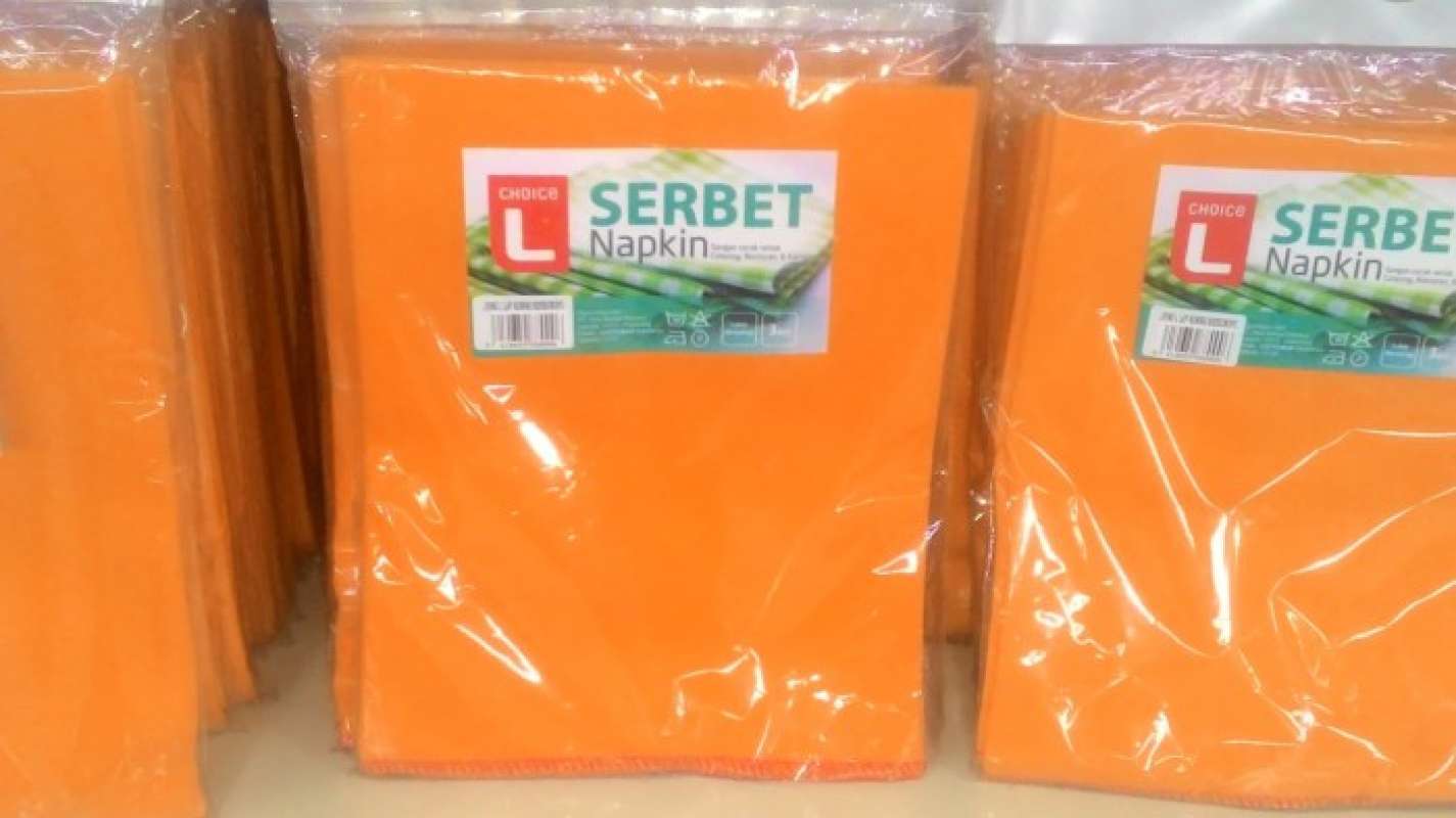 Promo Serbet Napkin 3 Pcs Ukuran 50 Cm X 50 Cm Diskon 29% Di Seller ... Promo Serbet Napkin 3 Pcs Ukuran 50 Cm X 50 Cm Diskon 29% Di Seller ...