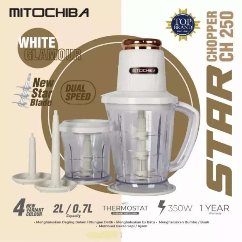 Promo Chopper Mitochiba Ch 250 Mito Food Chopper 2l Blender Ch250 2 ...