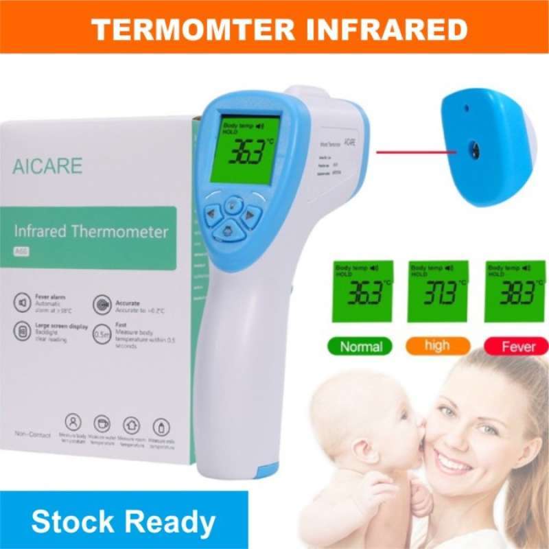 Promo Termometer Aicare Thermogun Digital, Thermometer Suhu Tubuh ...