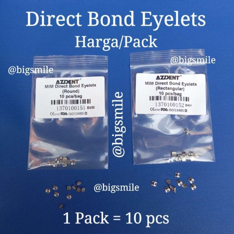Promo Dental Direct Bond Eyelet 1 Pack Isi 10 Pcs Drg Orthodontics ...