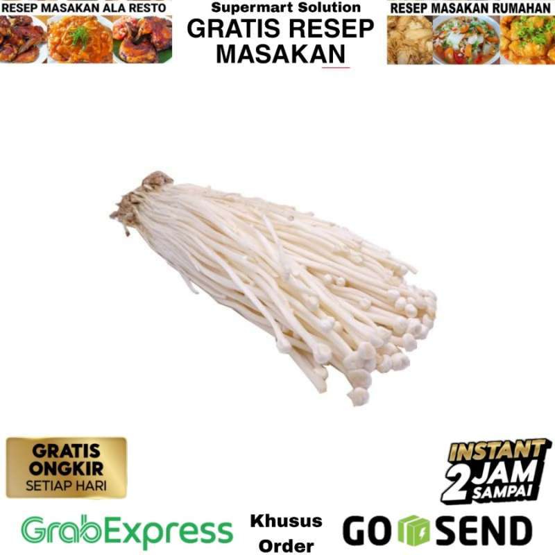Jual Jamur Enoki / Jamur Enokitake Segar 100gr Di Seller Supermart ... Jual Jamur Enoki / Jamur Enokitake Segar 100gr Di Seller Supermart ...