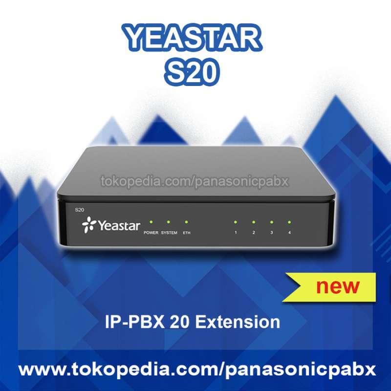 Promo Ip Pbx Yeastar S20 Pabx 20 Extension Sip Phone Diskon 1% Di ...