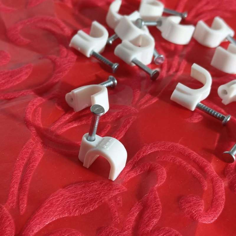 Jual Klem Jepit Kabel Listrik/paku Beton Ukuran 6mm Di Seller Terang ...