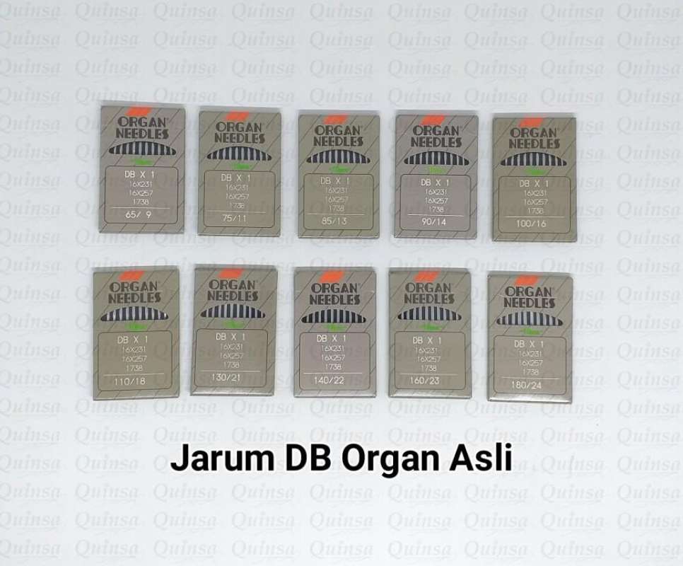 Jual Jarum Mesin Jahit Industri High Speed Db X 1 Organ Original Di Seller Quinsapwt ...