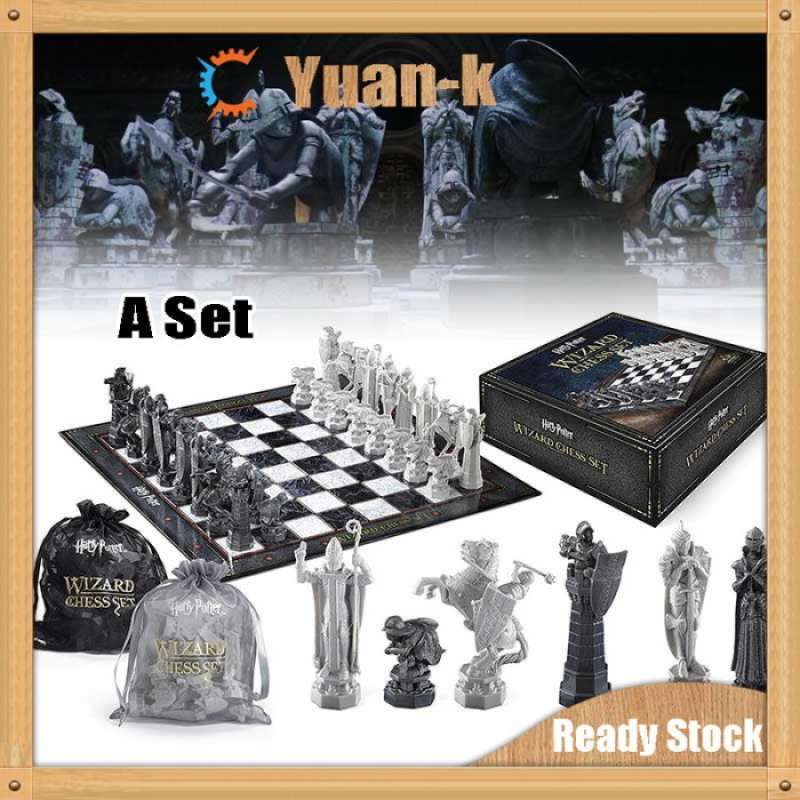 Promo Chess Set Harry Potter Hogwarts Wizard Sorcerer Stone Catur ...