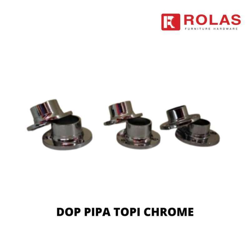 Jual Dop Pipa Topi Chrome / Pipa Topi / Pipa Stainless - 25mm Di Seller ...