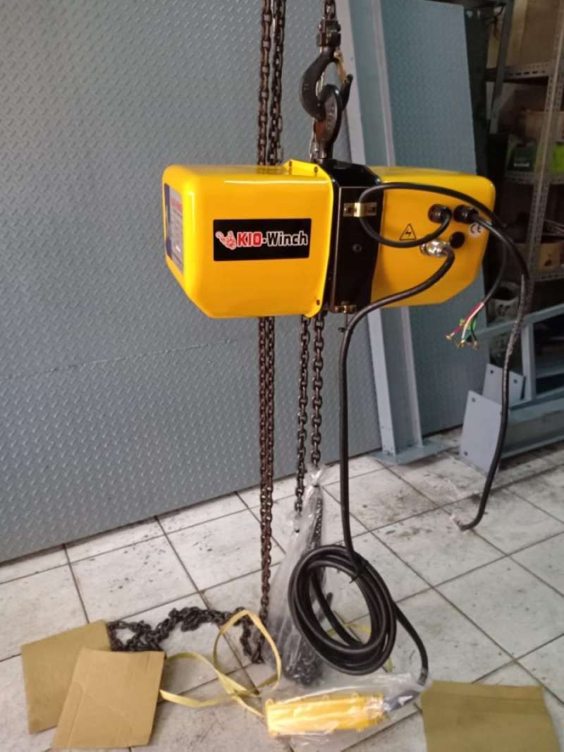 Promo Electric Hoist / Katrol Elektrik Cap 2 Ton Panjang 18 Meter Kio ...