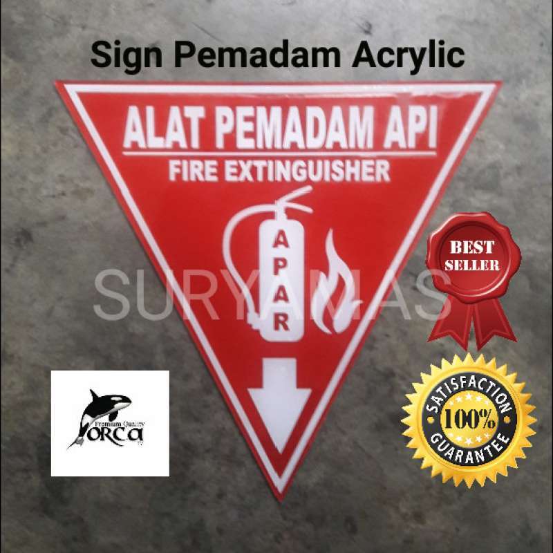 Promo Sign Pemadam Api/tanda Apar/rambu Apar/akrilik Pemadam Diskon 23% ...