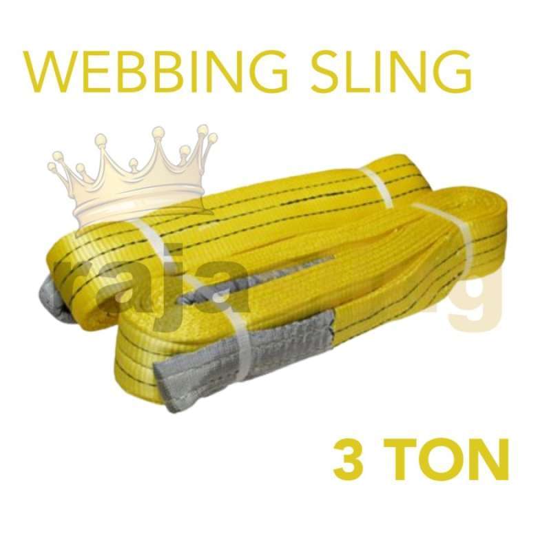 Promo Webbing Sling Belt 3 Ton X 5 Meter Tali Angkat Diskon 23% Di ...