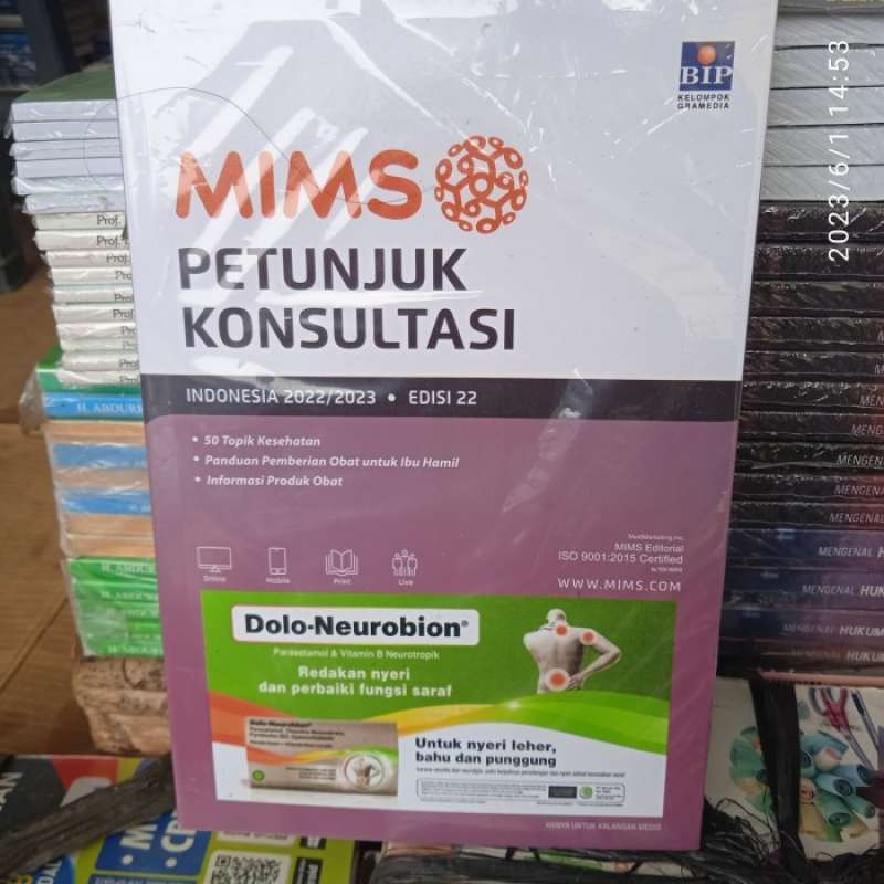 Promo Buku Farmasi Mims Terbaru 2022/2023 Edisi 22 By Bip Jakarta Diskon 23% Di Seller ...