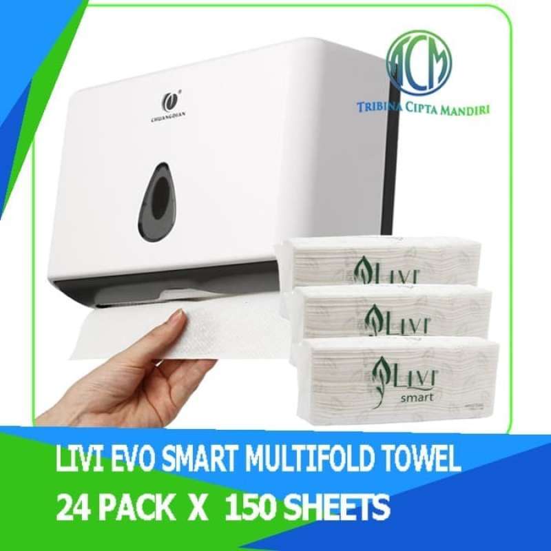 Promo Tisu Washtafel Lap Tangan Livi Smart Evo Diskon 23% Di Seller ...