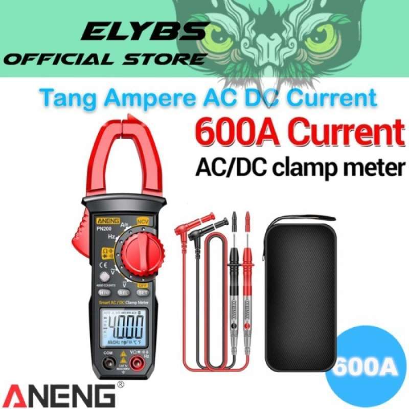 Promo Tang Ampere Clamp Meter Digital Ac Dc Current Multimeter ...