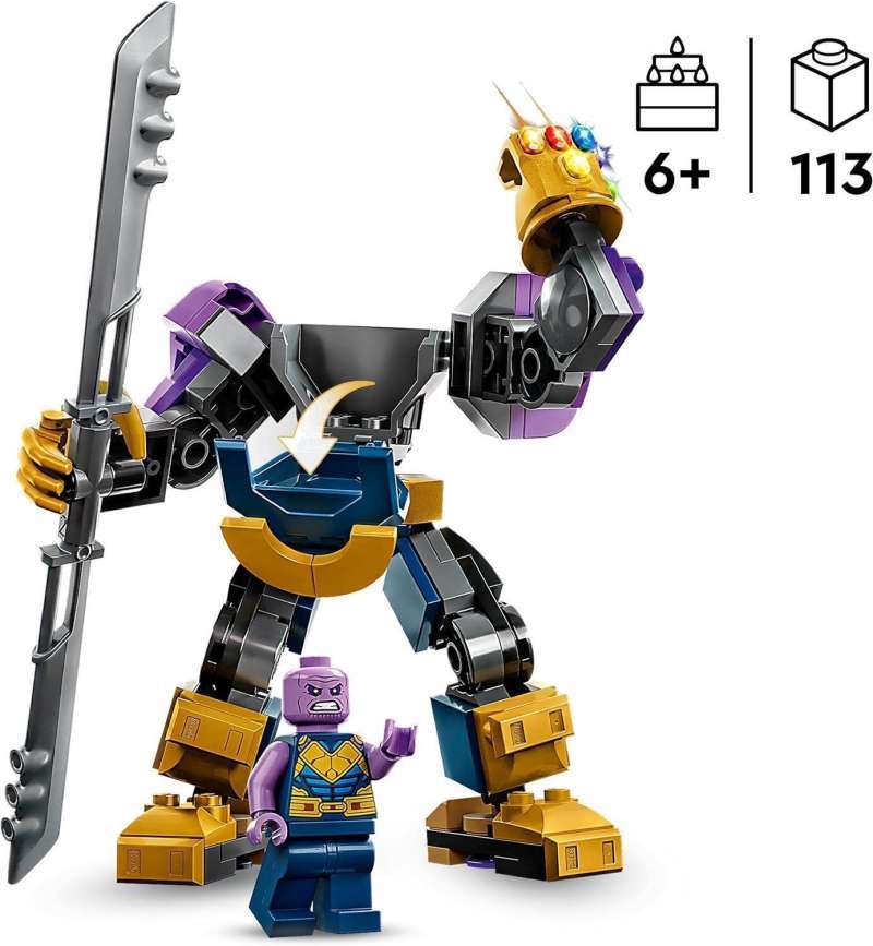 Jual Lego Marvel Avengers - 76242 Thanos Mech Armor Set Movie ...