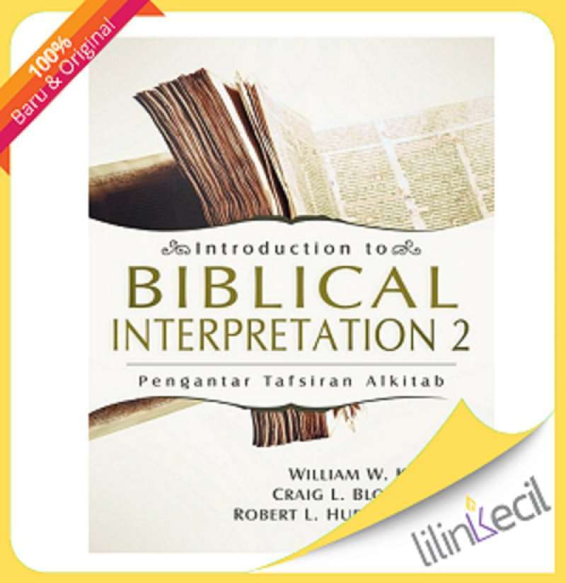 Promo Buku Introduction To Biblical Interpretation 2 Pengantar