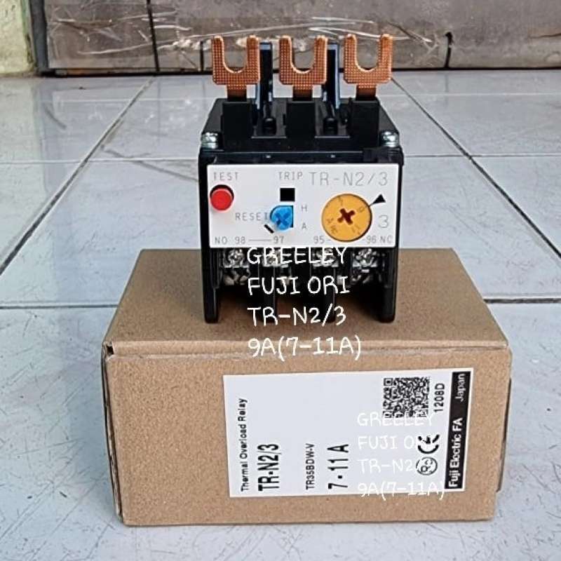 Promo Thermal Overload Relay Fuji Tr-n2/3 9a(7-11a) Fuji Electric Lokal Diskon 23% Di Seller ...