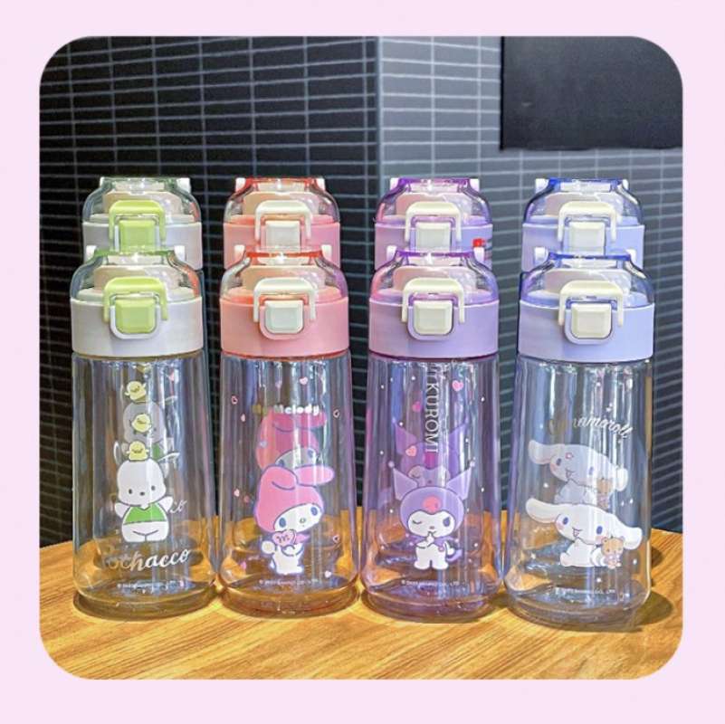Promo Botol Minum Teguk Tritan Bpa Free Melody Kuromi Cinnamoroll Pochacco Diskon 23% Di Seller ...