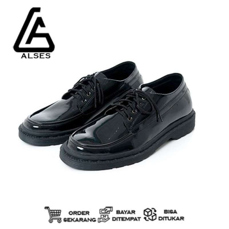 Promo Wolfs X Rw Sepatu Pria Dokmart Formal Hitam Kerja Kantor ...