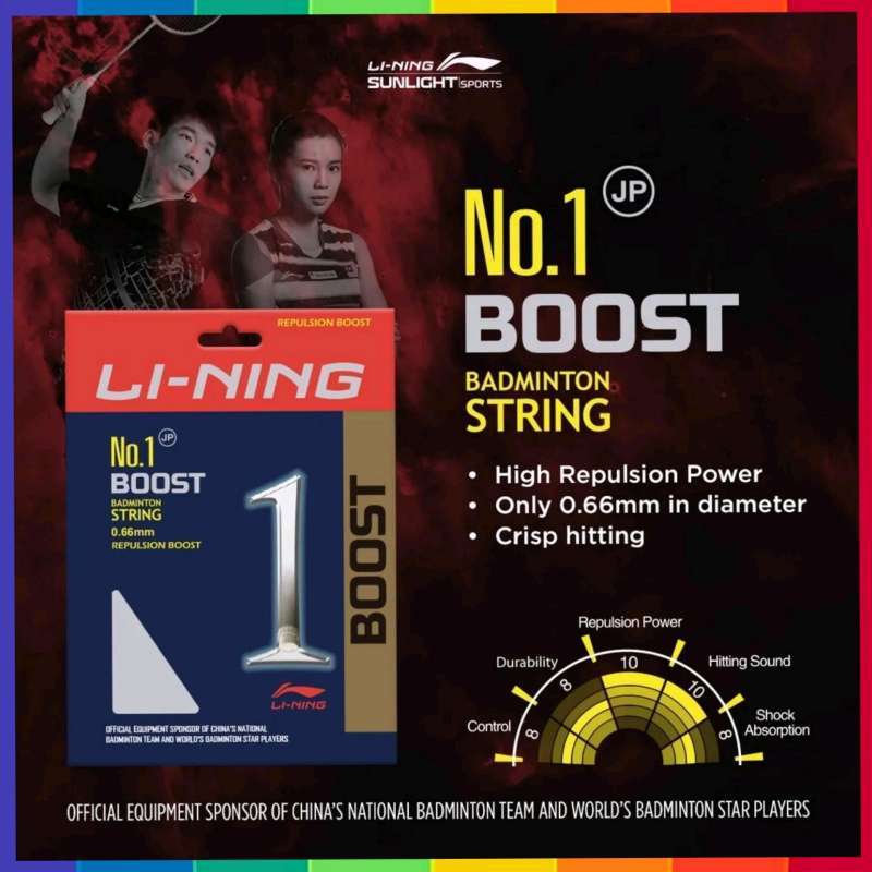 Jual Li-ning No.1 Boost Badminton String | Senar Raket Badminton ...