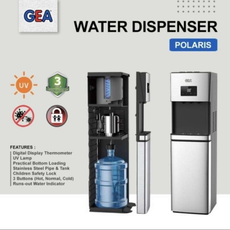 Promo Gea Polaris Dispenser Galon Bawah Digital Resmi Baru Diskon 4% Di ...