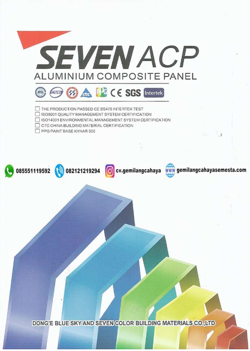 Jual Aluminium Composite Panel Seven 💯 Harga Murah & Kualitas Terbaik ...