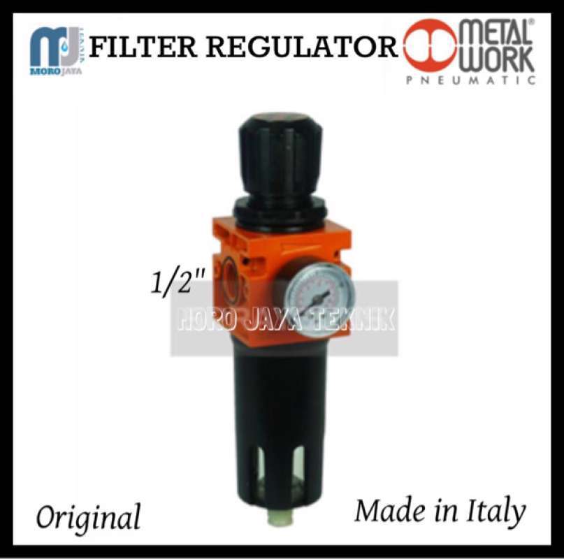 Promo Air Filter Regulator Kompresor 1/2 Metal Work Made In Italy ...