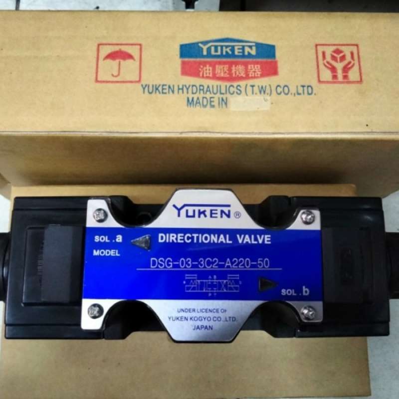 Promo Solenoid Valve Yuken Dsg 03 3c2-50 Voltas Ac 220volt/dc24 Diskon 23% Di Seller Darmaroca ...