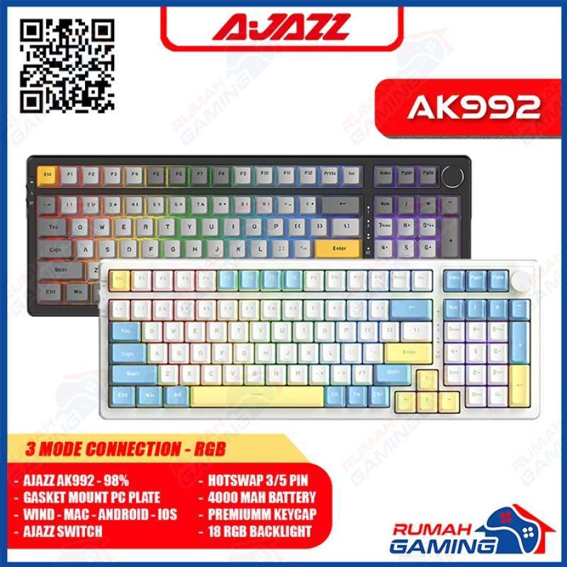 Promo Mechanical Keyboard - Ajazz Ak992 - 99% - 3 Mode - Gasket - Hotwsap Diskon 23% Di Seller ...