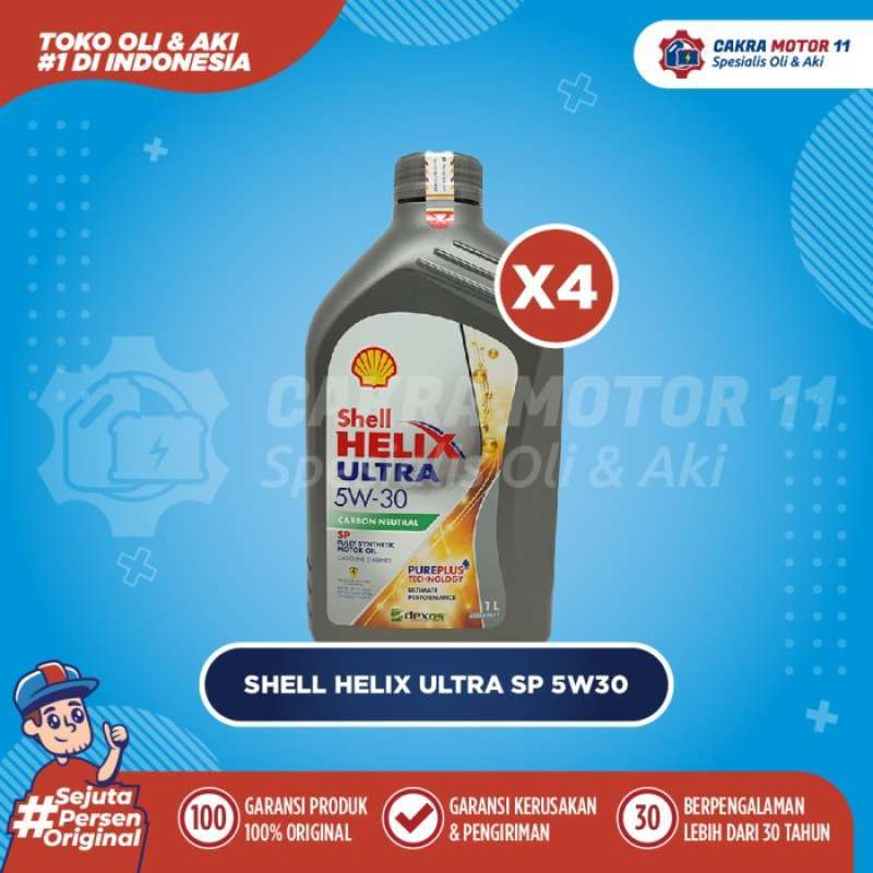 Promo Shell Helix Ultra Sp 5w30 1lt Promo Bundle Diskon 10% Di Seller ...
