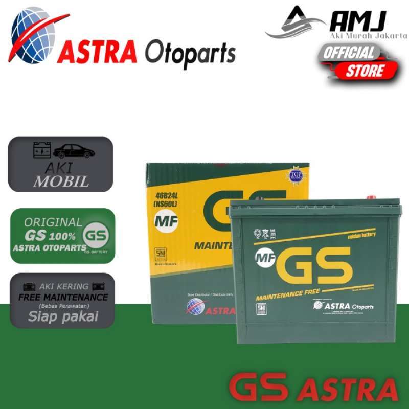 Promo Aki Mobil Corolla Gs Astra Ns60l Aki Kering 12v / 45 Ah Diskon 6% Di Seller Toplets Shop ...