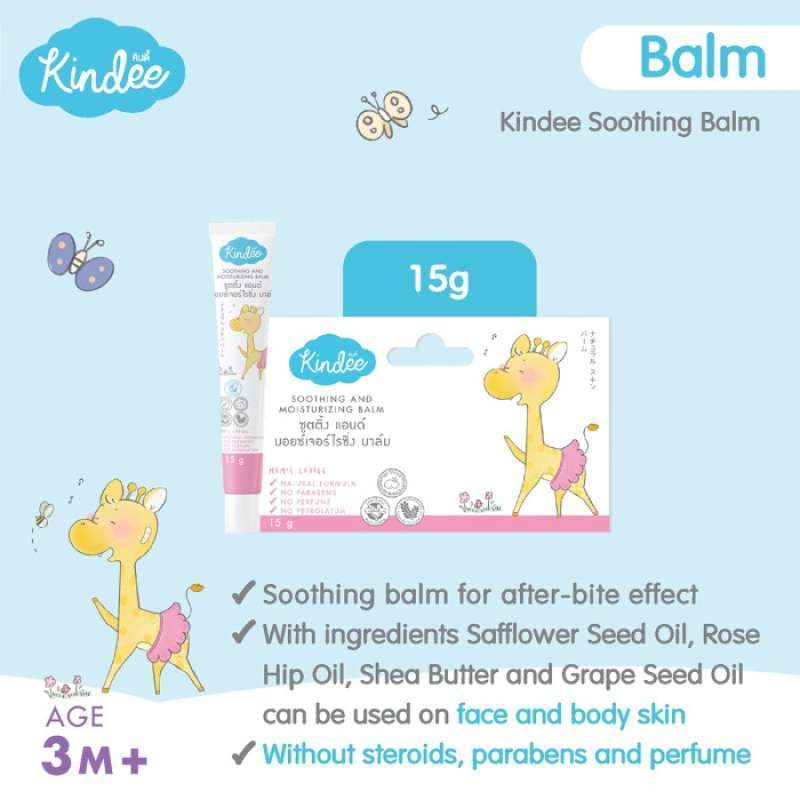 Promo Kindee Soothing Balm (3m+ / 15g) Diskon 33% Di Seller Danmart - Pondok Pinang, Kota ...
