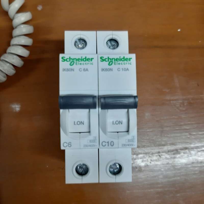 Promo Mcb 6a 10a 16a 20a Ik60n Schneider Hitam Sni 1phase Diskon 50% Di Seller Selera_kita Store ...