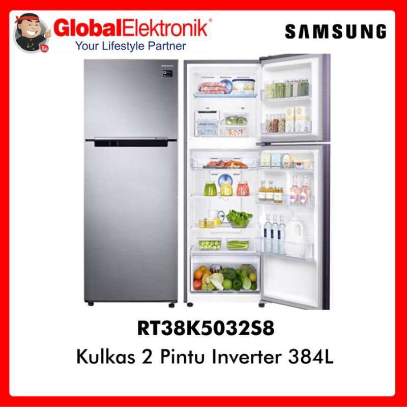 Jual Samsung Kulkas 2 Pintu Rt38k5032s8 Lemari Es 2 Pintu Twin Cooling ...