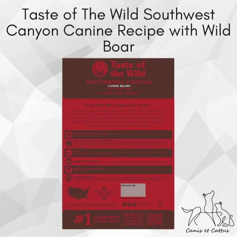 Jual Taste Of The Wild Southwest Canyon Canine With Wild Boar 5 6 Kg Di