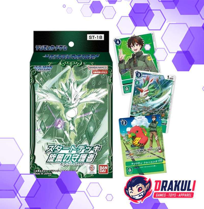 Jual Digimon Card Game Starter Deck Guardian Of Vortex St-18 / St18 Di ...